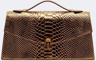 Alexander McQueen Top-Handle Bag Skull aus Leder