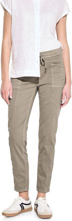 Cecil Damen B377592 Gestreifte Hose, Boulder beige, XL / 28L