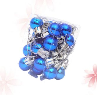 TOPBATHY Stück Weihnachtskugeln 2 5 cm Weihnachtsbaumschmuck Hängende Weihnachtskugeln Kugeln Für Zuhause Innenbereich Urlaub Party Dekoration Blau