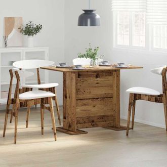 vidaXL Table de salle &agrave; manger Bois ancien 110 x 60 x 75 cm Vidaxl