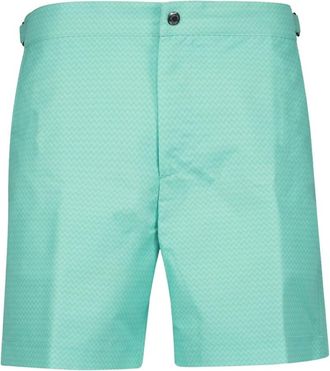 Frescobol Carioca Homme, Maillots de bain, Vert, Taille: W30 Copacabana Tailored Swim Shorts