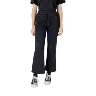 Converse Open Hem Pant - - Trousers - Damen - Schwarzk - L