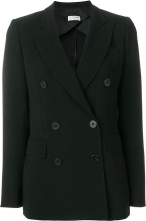 Alberto Biani Femme, Vestes, Noir, Taille: 38 FR Blazer Noir &agrave; Double Boutonnage &Eacute;cologique