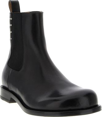 J.W.Anderson Leather Chelsea Loafer Chelsea Boot - Black