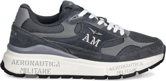 Aeronautica logo-lettering sneakers - Grau