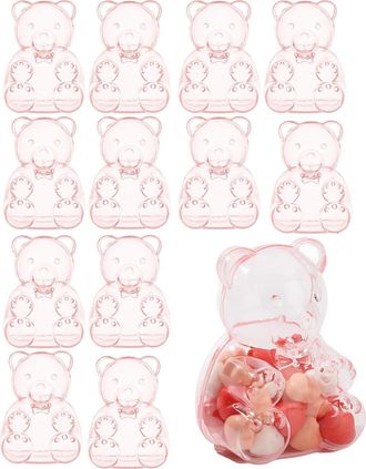 Generic S&uuml;&szlig;igkeiten- | 12-teilige Aufbewahrung f&uuml;r Lebensmittel und Gummys - Klare S&uuml;&szlig;igkeitengl&auml;ser mit Deckel - Kekse, Tee, Schokolade, K&uuml;che, Arbeitsplatte