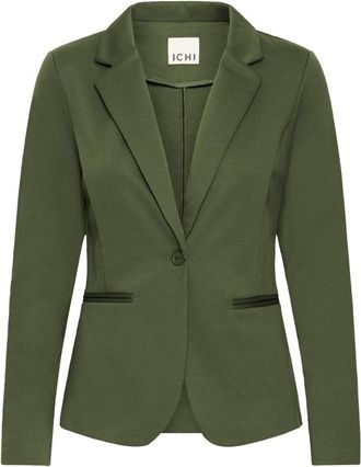 Ichi Ichi - Ihkate BL Jacket - Femme - Vestes - Vert - Taille: 36 FR