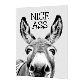 Generico Wandkunst mit lustigen Tieren, abstrakter Kunstdruck auf Leinwand, Motiv: Bauernhof, dekorative Kunst, Tierzeichen, f&uuml;r Schlafzimmer, B&uuml;ro, Apartment,