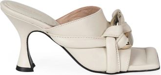 Patrizia Pepe Mules &agrave; talon - Femme - Chaussures - Blanc - Taille: 39 EU