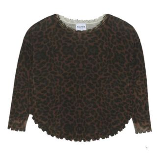 Kujten Leopardenmuster Pullover - - Knitwear - Damen - Braun - S