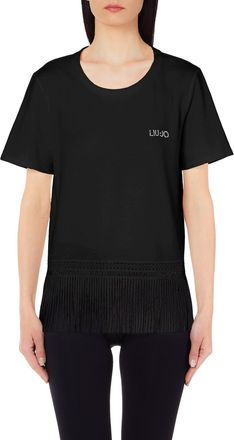 Liu Jo T shirt Liu Jo nero donna ES23LJ55 TA3150 J5003 M