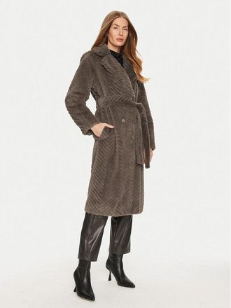 Guess Pelzmantel Claire 4BGL33 7206A Braun Regular Fit