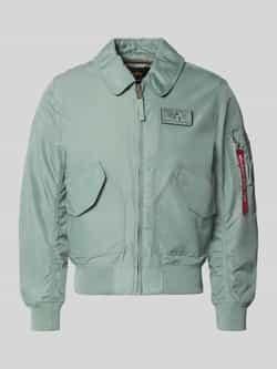 Alpha Industries Regular Fit Bomberjacke mit Logo-Patch