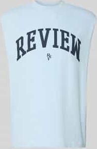 Review Tanktop mit Logo-Print