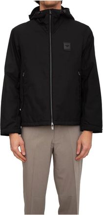 Emporio Armani Homme, Vestes, Noir, Taille: 3XL Blouson Jacket