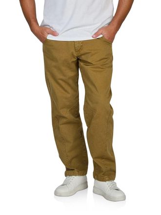 Jack & Jones Hose Herren Comfort Fit JPSTKANE Dale Twisted Herrenhose Baumwolle, L&auml;nge:34L, Farbe:Dull Gold (12297442), Weite:38W