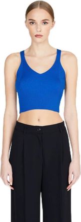 Sisley Sisley Damen Tank-top 11apmh003 Sweater, Bright Blue 36u, S EU