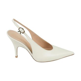 Gianvito Rossi Femme, Chaussures, Blanc, Taille: 39 1/2 EU Escarpins