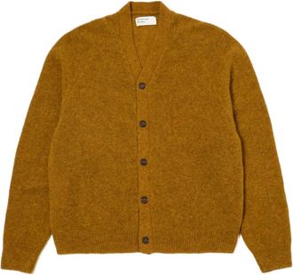 Universal Works cardigan David boutonné - Jaune