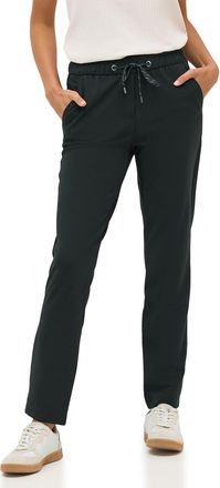 Cecil Damen 3715964 Casual Fit Hose, Ink Green, S / 28L EU