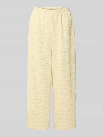 Pieces Regular Fit Culotte mit Allover-Muster Modell FLORA