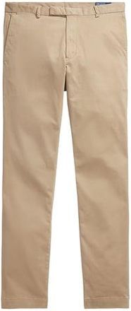Polo Ralph Lauren Pantalon &agrave; taille ceintur&eacute;e en coton m&eacute;lang&eacute;