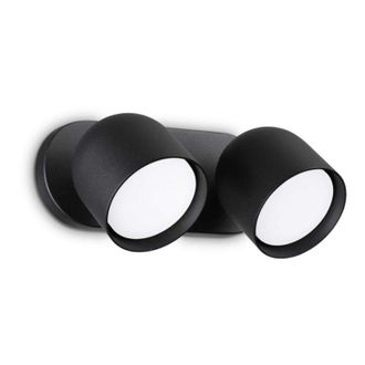 Ideal Lux Ideal Lux - dodo ap2 wandleuchte 2xgx53 max 15w schwarz - 327938