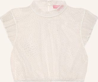 Kr&uuml;ger Kr&uuml;ger Dirndlbluse Eveline Aus Mesh weiss