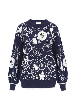 Usha Pullover Frauen Marine