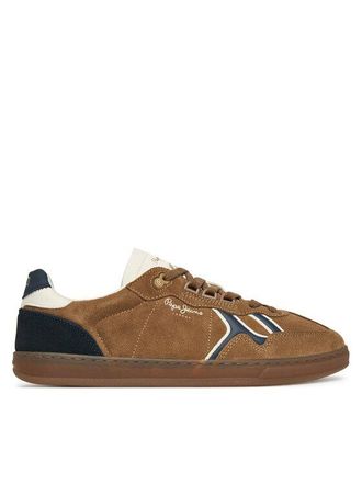 Pepe Jeans London Sneakers Ball Mix M PMS000009 Braun