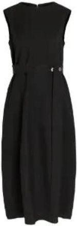 STUDIO NICHOLSON Wold Leinenkleid - - Dresses - Damen - Schwarzk - XS