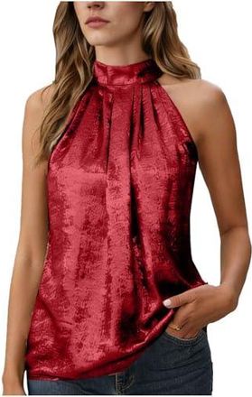 Generic TOFOTL Camisole avec Soutien Gorge Int&eacute;gr&eacute; Cotele Running D&eacute;bardeur Coton Femme Dentelle Lot Debardeur sans Manches Elegant Crop C&ocirc;tel&eacute; 2026 &Eacute;l&eacute;gant L