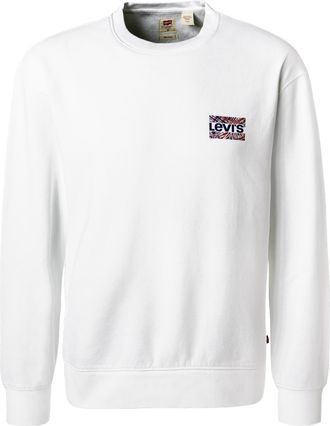 Levi's Herren Sweatshirt weiß unifarben