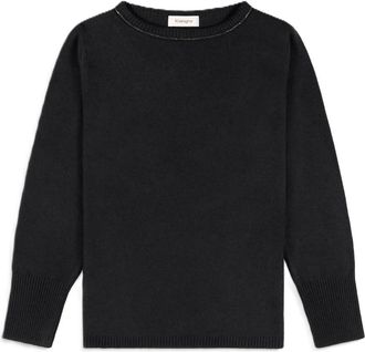 KANGRA Femme, Pulls, Noir, Taille: 40 FR Pull ras du cou