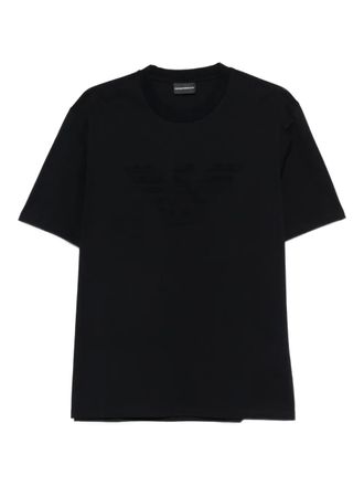 Emporio Armani T-Shirt mit Logo - Schwarz