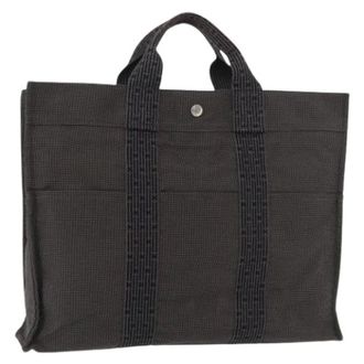 Herm&egrave;s Sac cabas vintage Pre-owned - Femme - Pre-owned - Gris - Taille: ONE Size