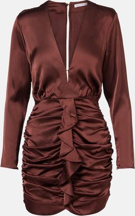 Poupette St Barth Minikleid aus Satin