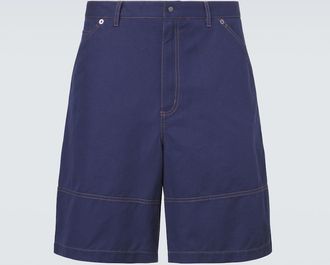 Moncler Short en coton et lin