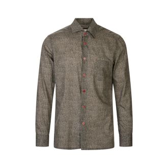 Kiton Nerano Hemd - - Shirts - Herren - Braun - M