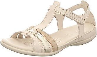 Ecco Ecco Femme Flash Sandals, Limestone/Pure White Gold/Beige, 41 EU