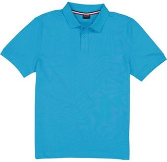 Daniel Hechter Herren Polo-Shirt blau Baumwoll-Piqué