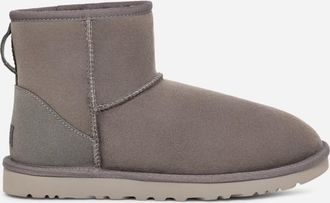 UGG Classic Mini Stiefel f&uuml;r Herren in Grey, Gr&ouml;&szlig;e Leder/Schaffell/Wildleder/Twinface