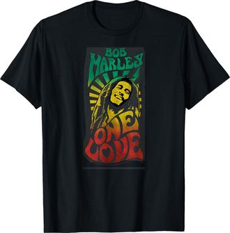 Bob Marley Kultiges Bob Marley Musikposter - One Love T-Shirt