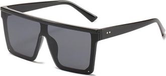 Generic Lunettes De Soleil &Agrave; Monture Large For Hommes Et Femmes, Id&eacute;ales For La Conduite En Ext&eacute;rieur Les Vacances. D&eacute;coratives(Black)