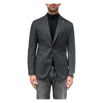 L.B.M. 1911 L.b.m. 1911, Homme, Vestes, Gris, Taille: L Veste crois&eacute;e