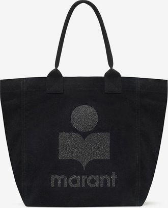 Isabel Marant Sac Yenky Zipped Glitter - Femme - Noir - Isabel Marant