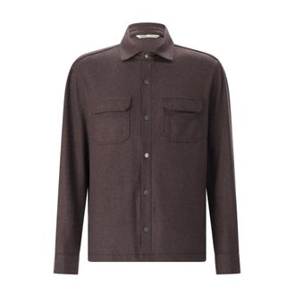 Maurizio Baldassari Solferino Hemdjacke - - Jackets - Herren - Braun - 3XL
