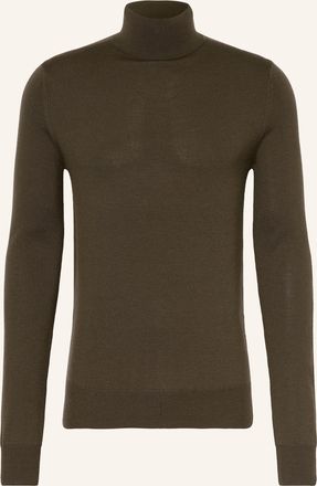 Frankie Shop Rollkragenpullover Eve Aus Merinowolle gruen