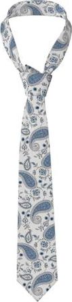 Generic Cravate Pour Hommes Motif Ethnique Bleu Pai-Sley Classique Tie &Eacute;l&eacute;gant Cravate Pour Homme Pour Accessoires F&ecirc;te C&eacute;l&eacute;brations