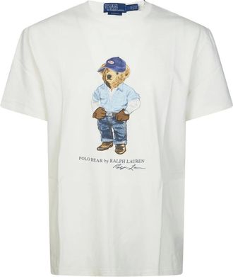 Polo Ralph Lauren Homme, Tops, Beige, Taille: XL T-Shirt MM Orso